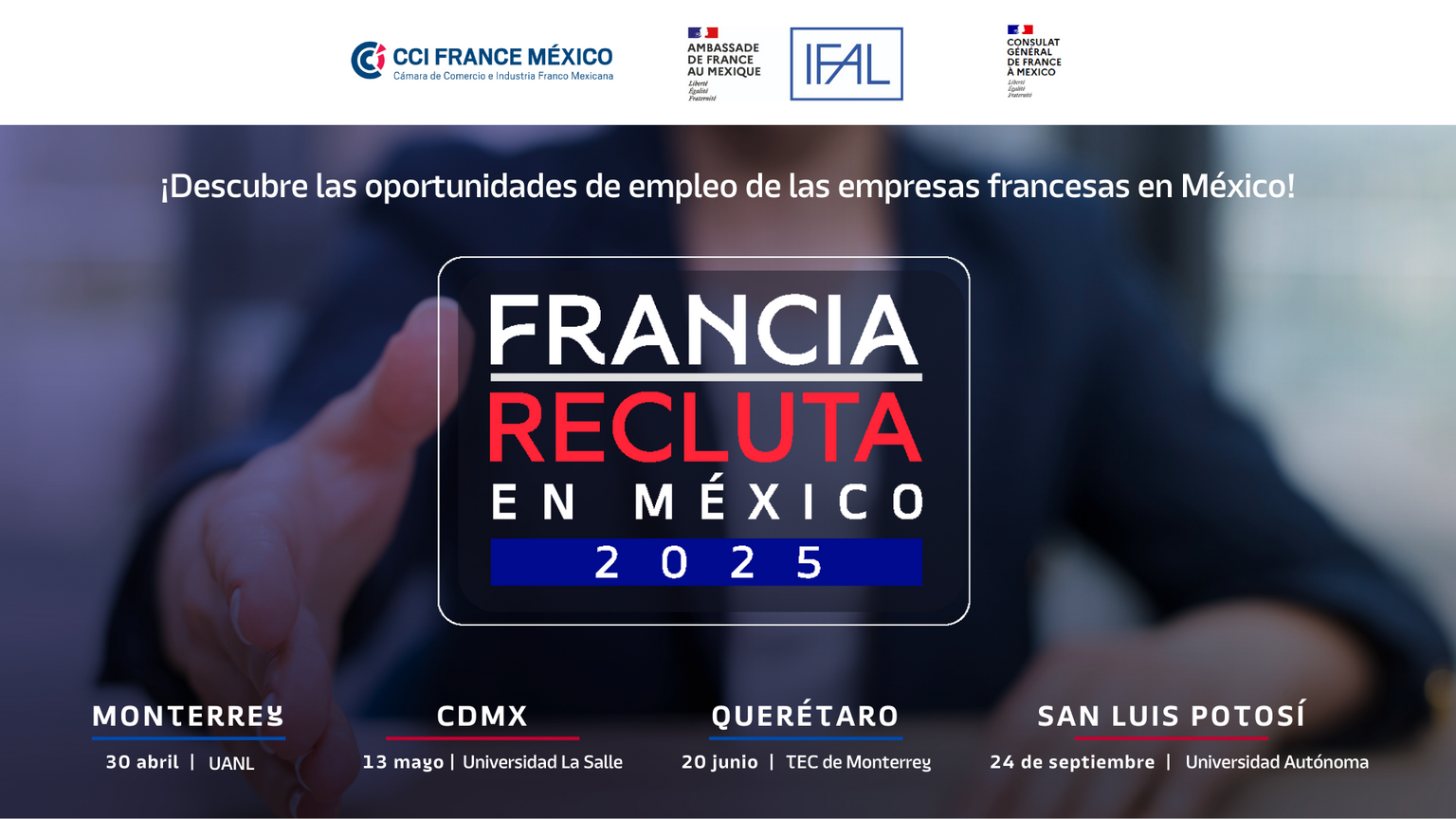 FRANCIA RECLUTA EN MÉXICO, 2nda edición en Monterrey, CDMX, Querétaro y ...