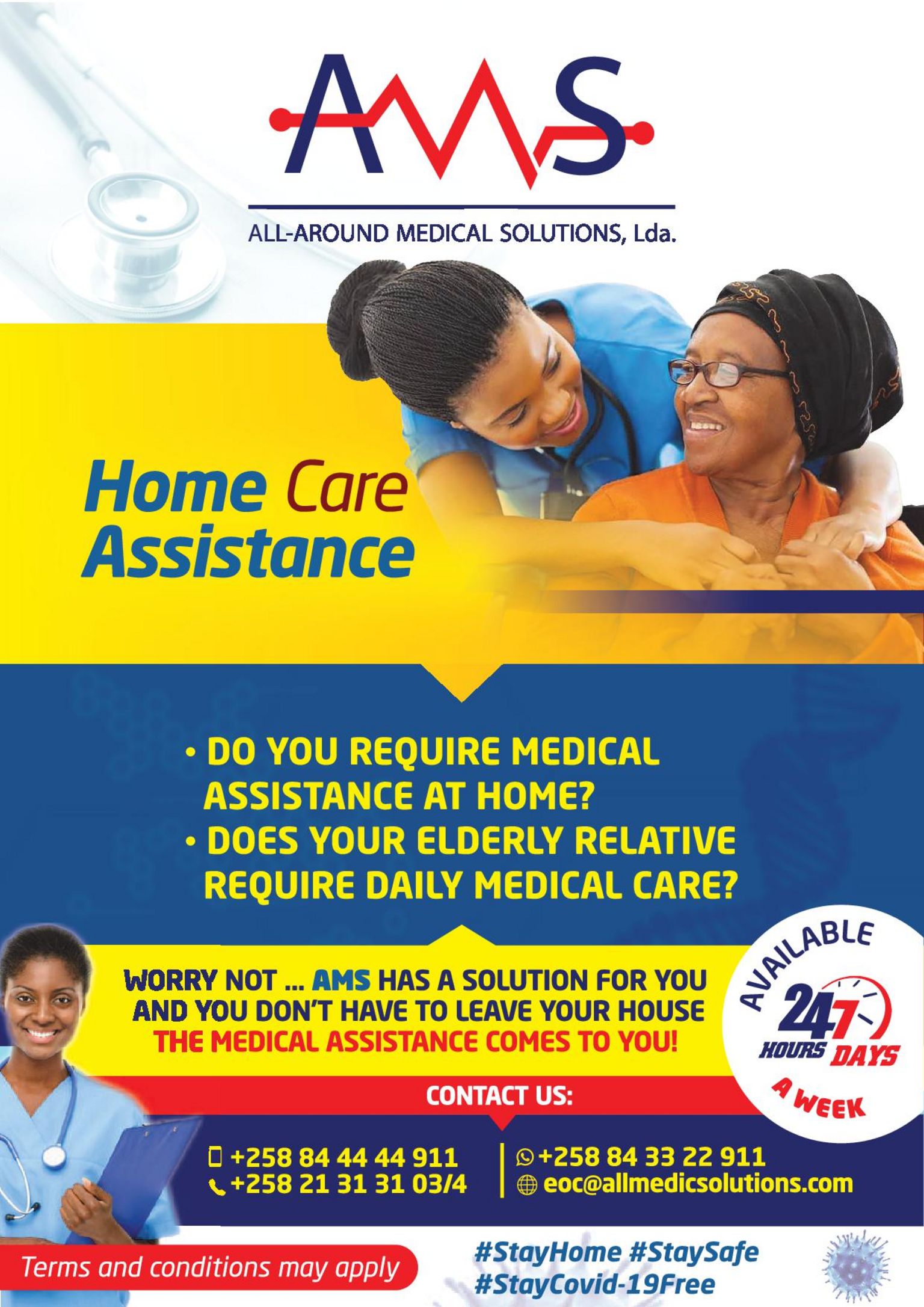 AMS - Home care Assistance | CCI FRANCE MOZAMBIQUE