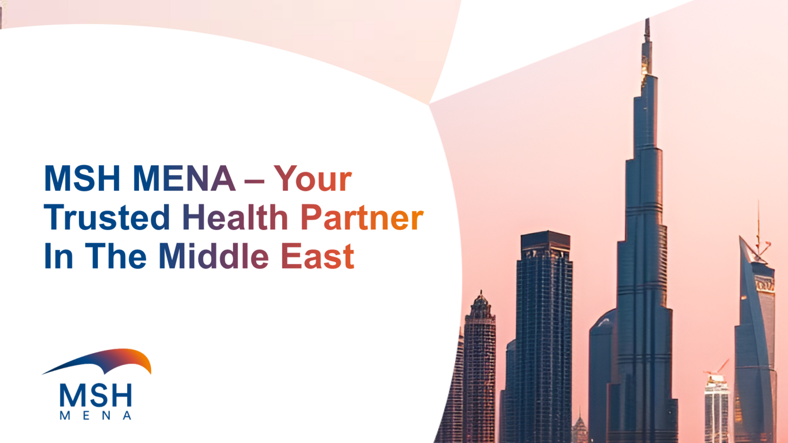 MSH MENA – Your Trusted Health Partner in the Middle East! | CCI FRANCE EMIRATS ARABES UNIS