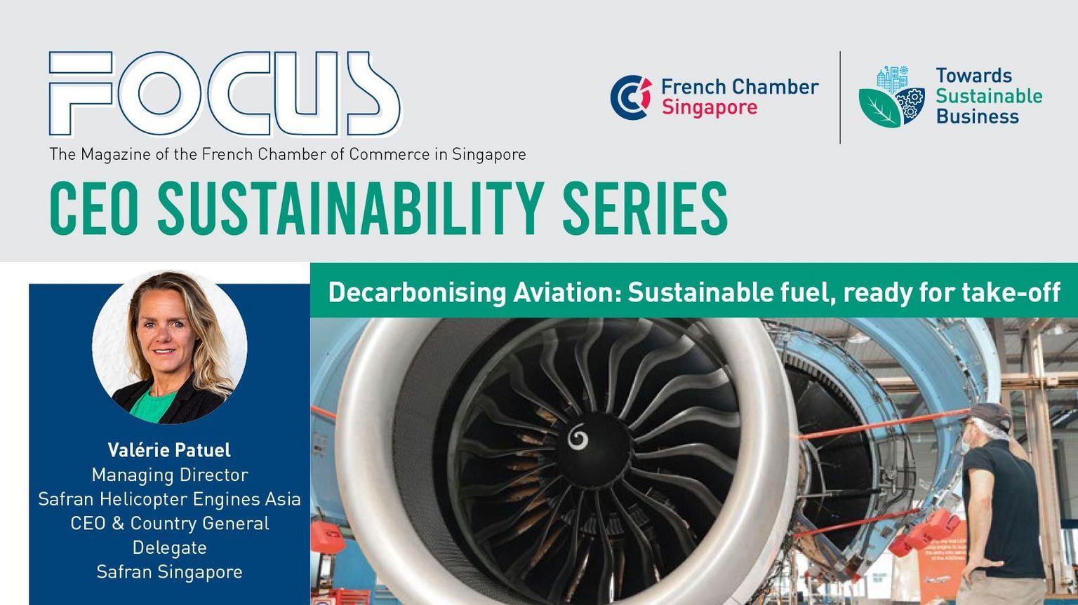 CEO Sustainability Series | Valérie Patuel, Managing Director Safran ...