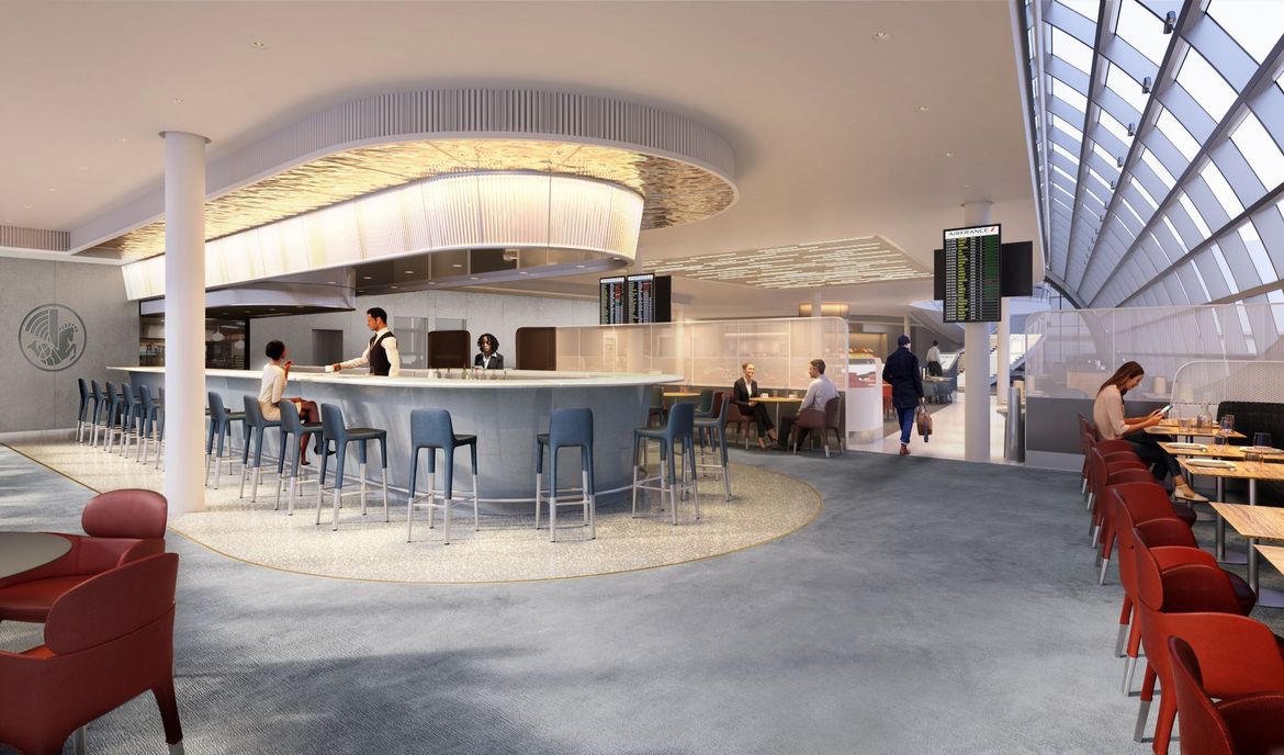 Air France unveils its new lounge designed by Jouin Manku in terminal ...