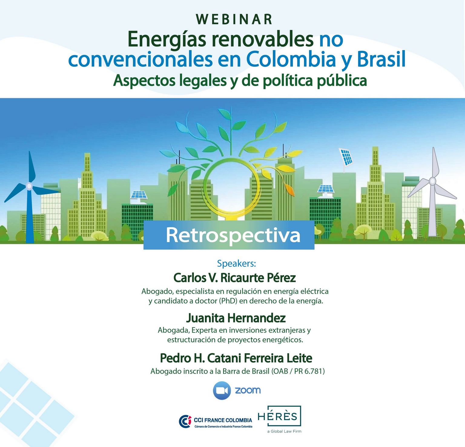 Retrospectiva webinar: Energías renovables no convencionales en ...