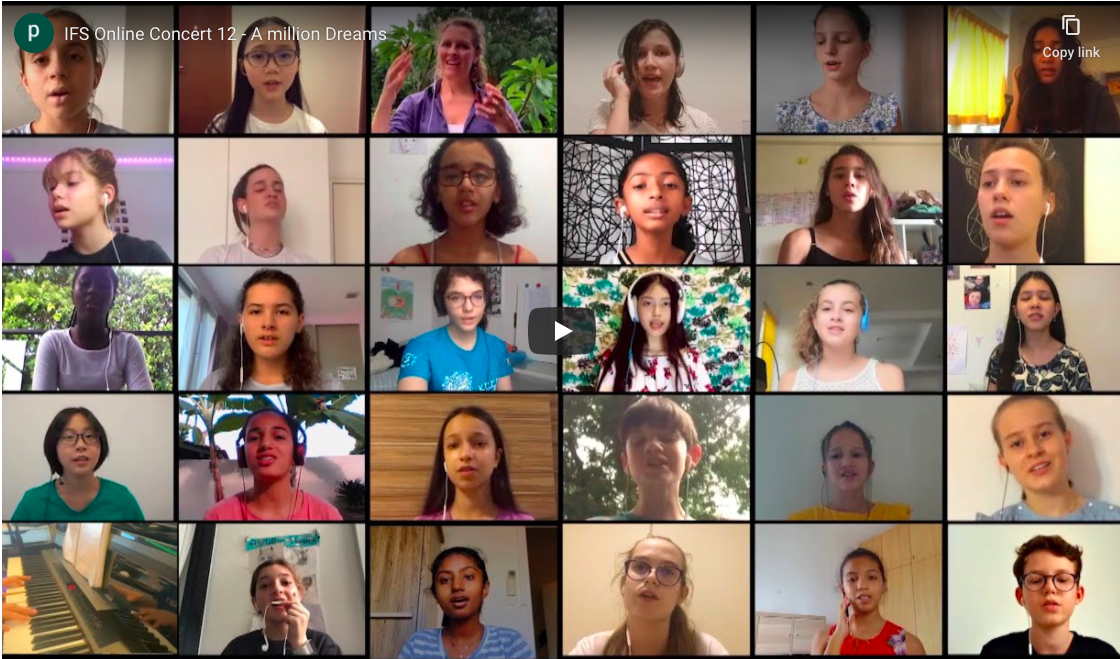 International French School: College choir to present final online ...